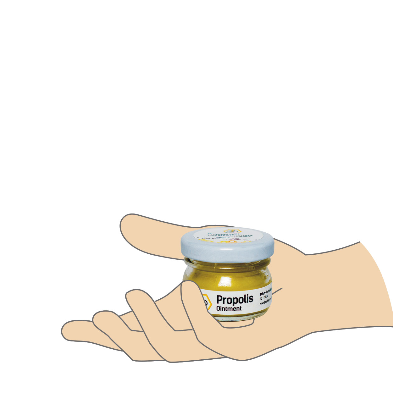 100% Pure Propolis Ointment 45g – Meden Farm UK