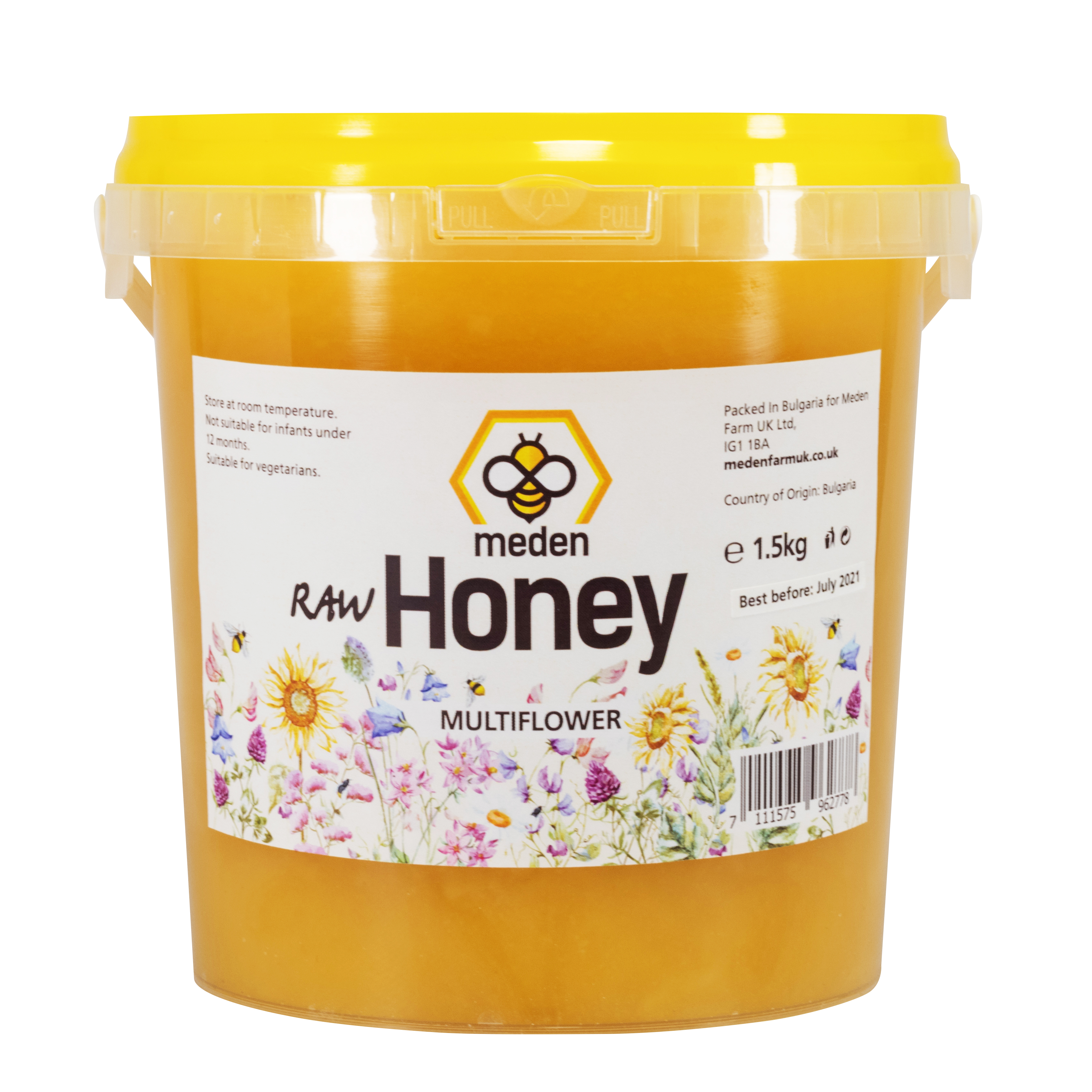 1.5kg Multiflower Pure Raw Organic Honey Unfiltered Unheated ...